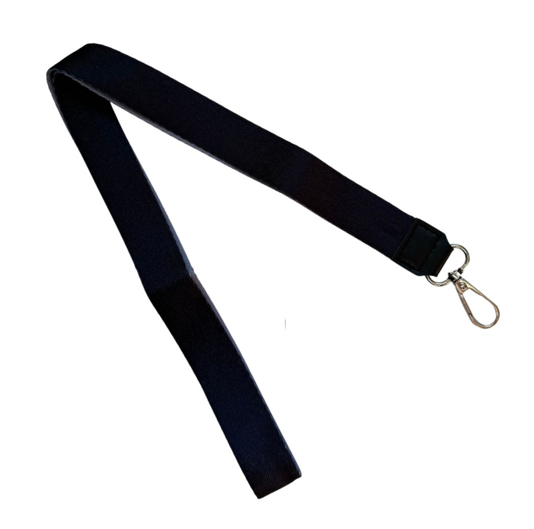 Lanyard Largo Negro – Atómica Strap
